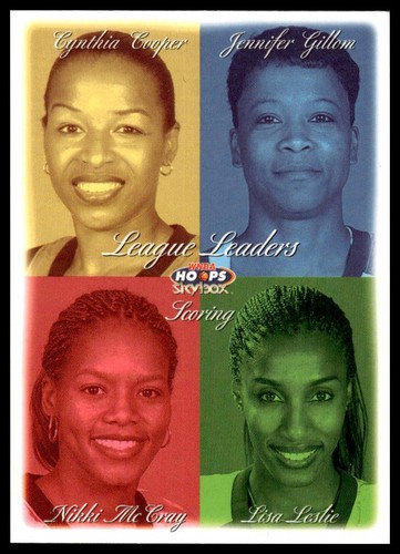 1999 Hoops WNBA #7 Cynthia Cooper / Jennifer Gillom / Lisa Leslie ...