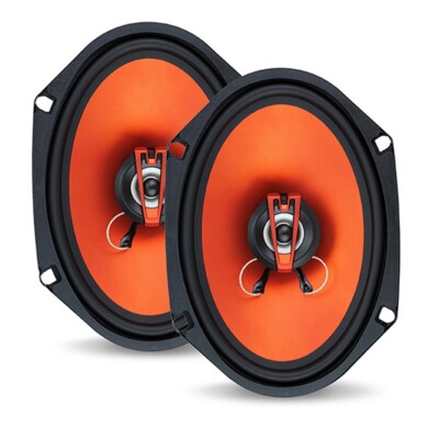 CADENCE 6x8" Car Audio Speakers Q682 2-Way Full Range 250W 4 Ohm Pair ...