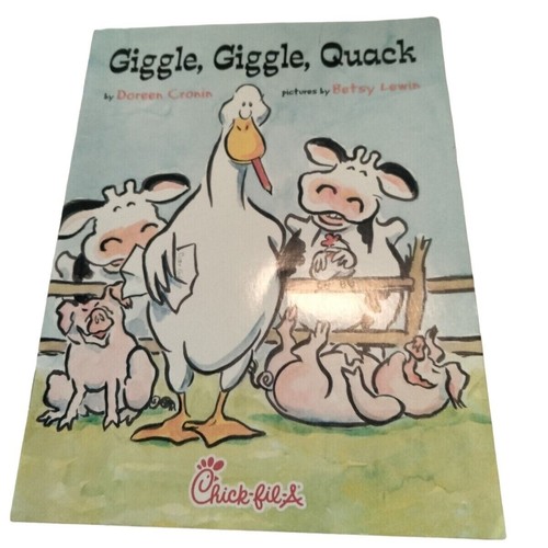 Giggle Giggle Quack chick fil A Paperback Doreen Cronin Betsy Lewin | eBay