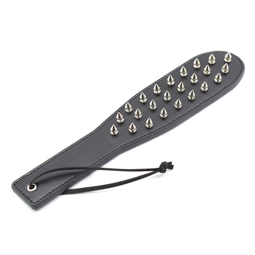 BDSM Bondage Slut whip Metal Rivet Bdsm Paddle Beat Submissive Slave PU ...
