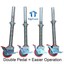 Alloy Tower Adjustable Legs & Castors Scaffold Tower Wheels - Youngman ...
