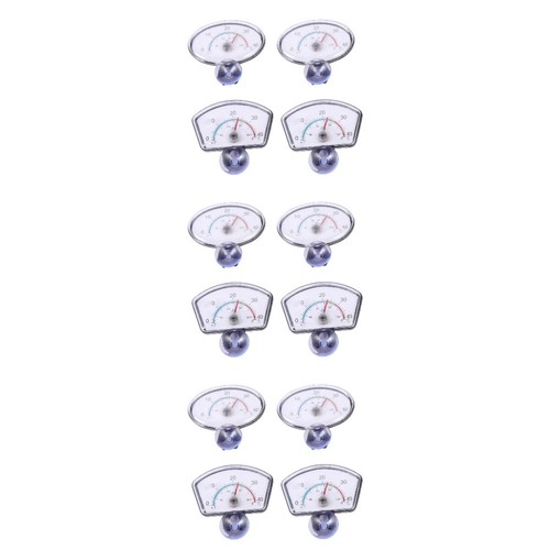 12 pcs Fish Tank Thermometer Aquarium Patch Thermometer Water Dial ...