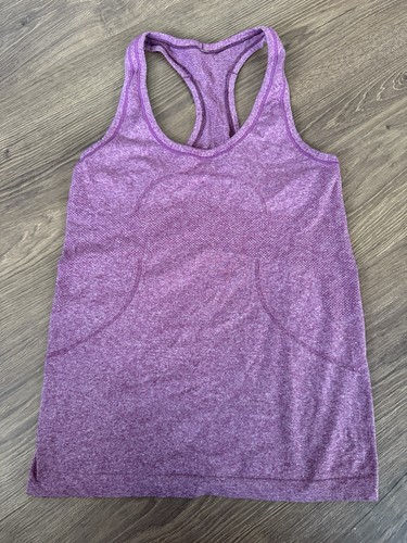Lululemon Run Swiftly Tech Racerback Purple Tank Top Size 6 | eBay