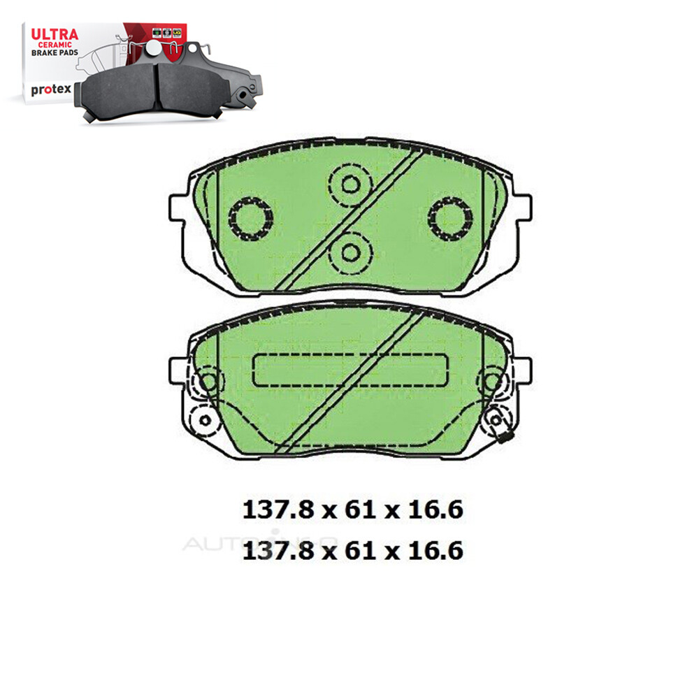 Front Brake Pad Set FOR Hyundai Ix35 Elite Highlander KM 2010-2013 ...