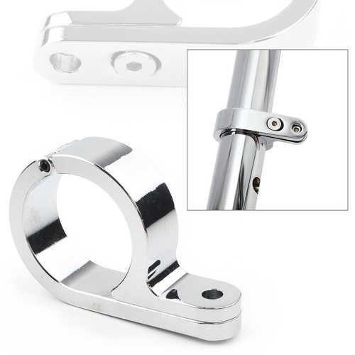 Motorcycle Handle Bar Mount Clamp Clock 32mm 1 1/4" For Harley Dyna ...