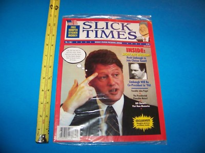 Slick Times Lampoon Magazine Spring 1993 Clinton / Limbaugh & More! | eBay