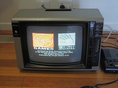 National CRT TV 14 inch. TC1407. Works Great! Panasonic Retro vintage ...