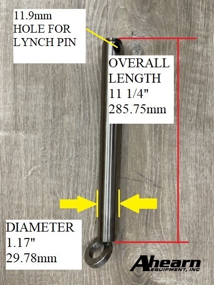 QUICK ATTACH BUCKET LOCKING PIN FITS KUBOTA KX040 KX033 KX121 KX71 KX91 ...