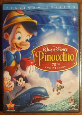 Pinocchio 2-Disc DVD Set, 2009, 70th Anniversary Platinum Edition NEW ...