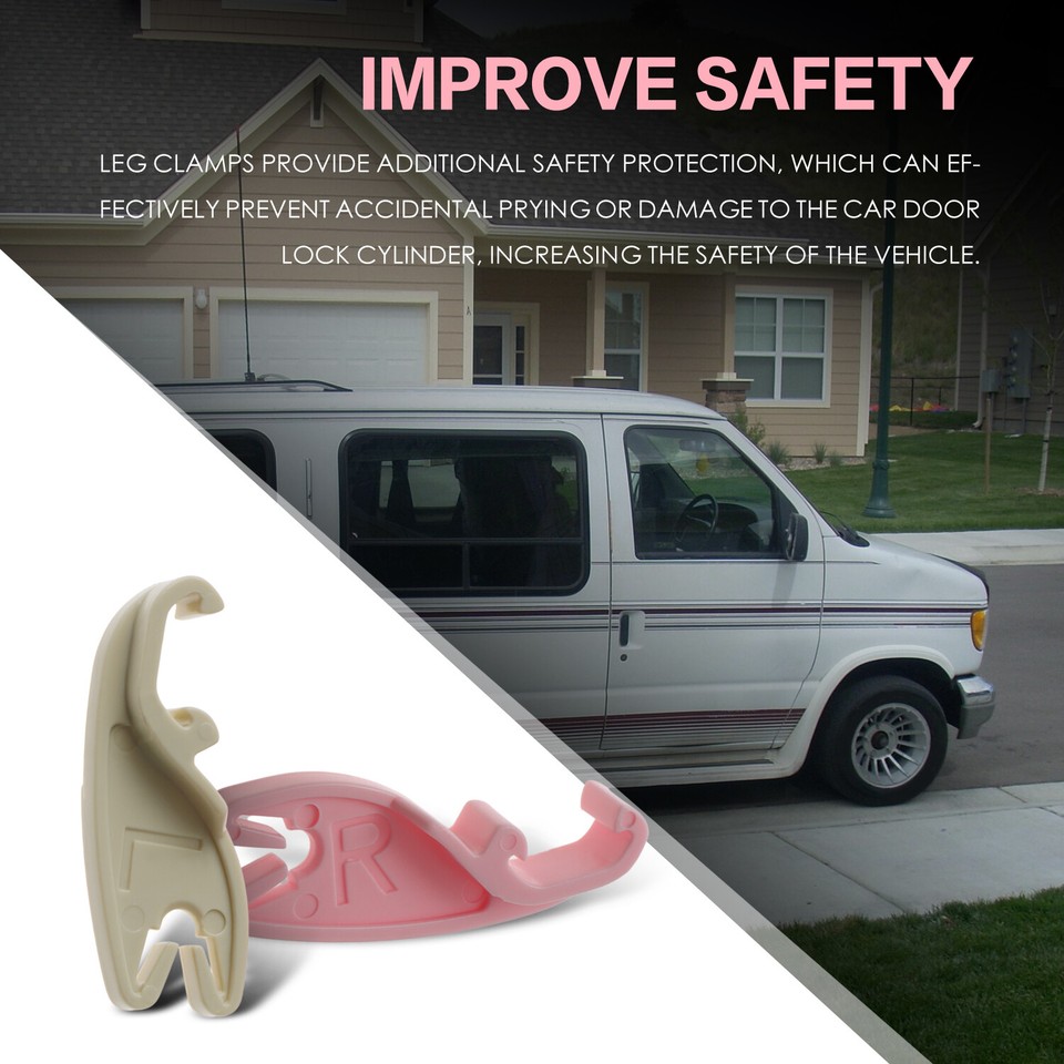 Left & Right Door Lock Cylinder Clip Leg for Ford E-150 E-250 E-350 ...