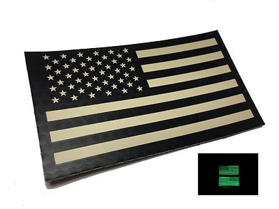 3.5 x 2" Forward Tactical IR INFRARED REFLECTIVE US FLAG Decal ...