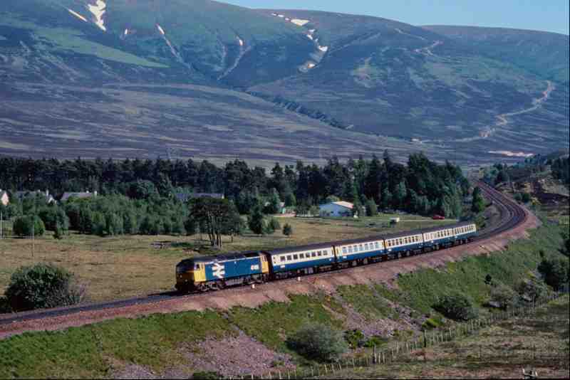 metal sign 543044 glasgow to inverness train near dalwhinnie scotland ...