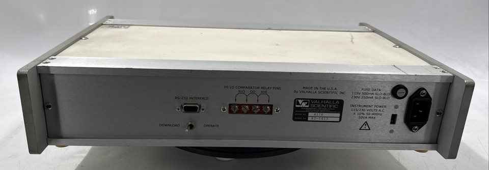 Valhalla Scientific 4176 Programmable Precision Micro Ohmmeter For ...