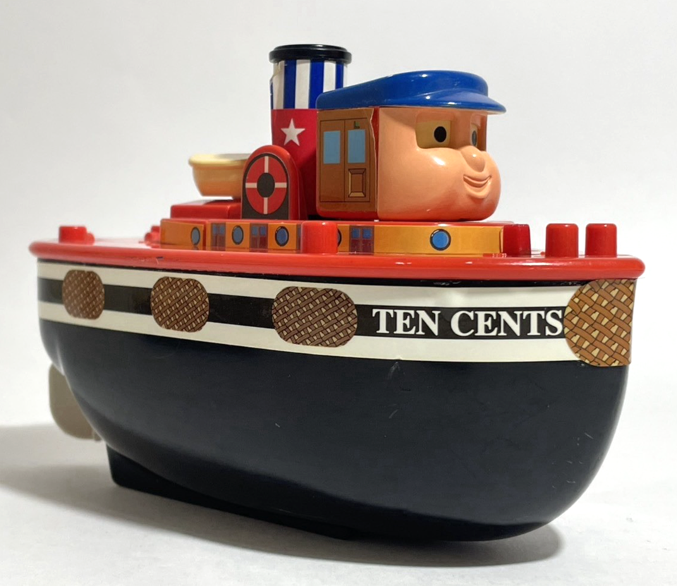 TUGS Wakuwaku Scale Ten Cents Vintage Ship Vehicle JUNK Figure Takara ...