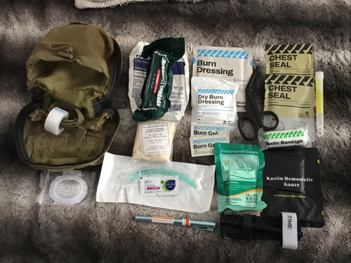 S.o.Tech IFAK FULLY STOCKED UNEXPIRED (2029-31) TQ NPA MEDKIT COYOTE ...