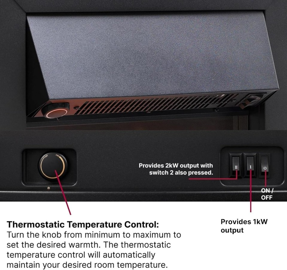 Dimplex Helmsdale Chrome Inset Electric Fire Unique Optiflame XHD ...