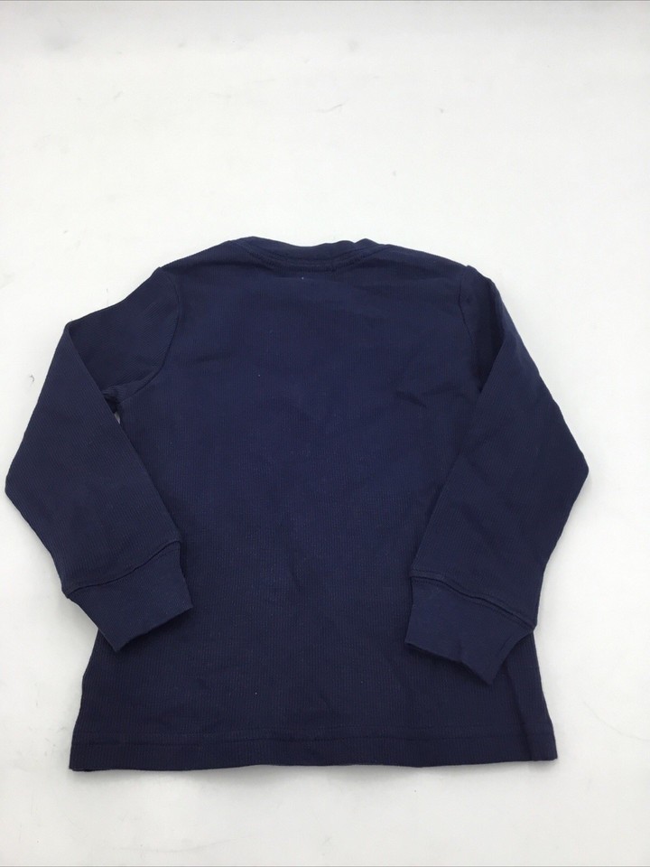 Polo Ralph Lauren Little Boy Waffle Knit Cotton LongSleeve TShirt Navy ...