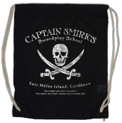 CAPTAIN SMIRK'S SWORDPLAY SCHOOL Turnbeutel The Secret Caribbean of ...