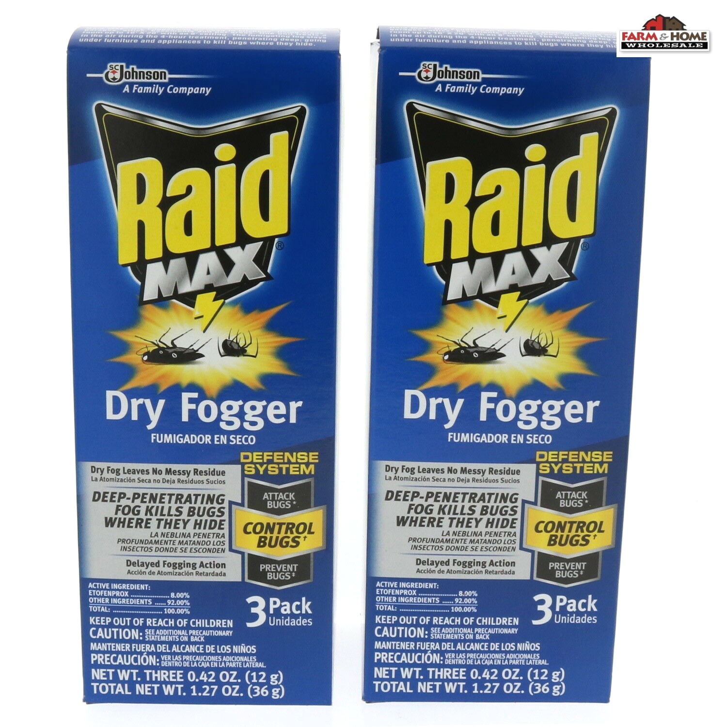 Raid Max Fresh Scent Dry Fogger (Pack of 3) for sale online | eBay