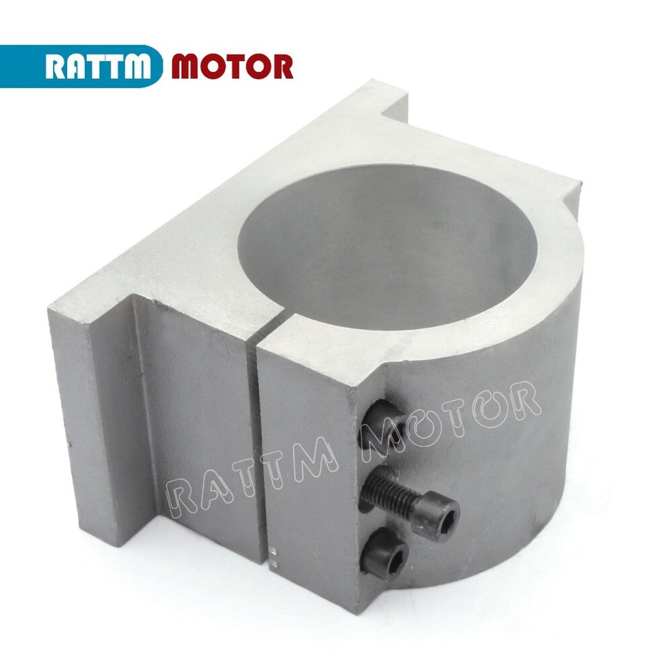 Diameter 80mm Spindle Motor Mount Bracket Clamp for CNC Router Engraver ...