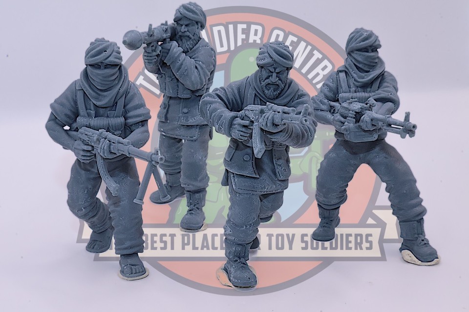 Modern Toy Soldiers - Arabic Insurgent Taliban Army Men - 54mm - 1:32 W ...