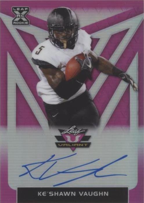 2020 Leaf Valiant - Ke'Shawn Vaughn #BA-KSV Pink /15 (AU, RC) for sale ...