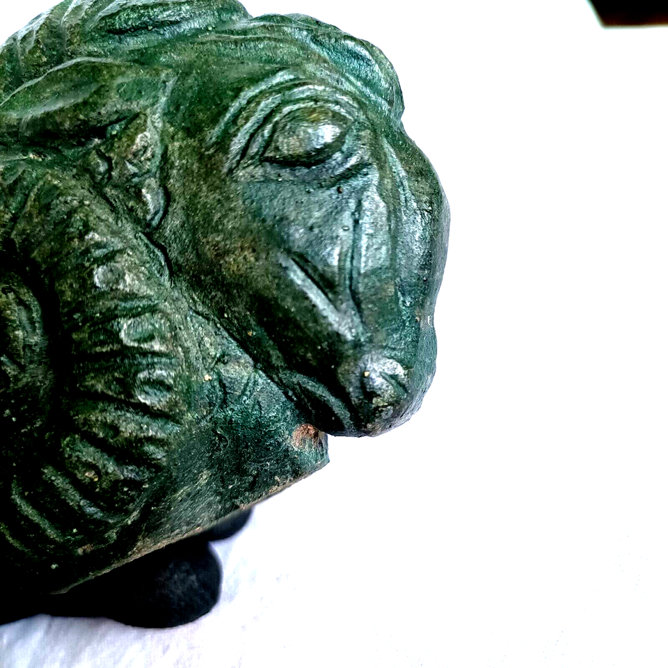 Rare Detailed Sumerian Carved Stone Ram Statue Exceptional Piece | eBay