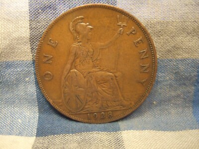 UK OLD 1p One Penny Coins King George V from 1911 - 1936 Choose Year ...
