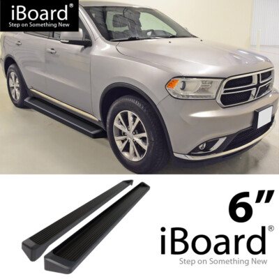 APS Running Board Style Step 6in Aluminum Black Fit Dodge Durango 4 ...