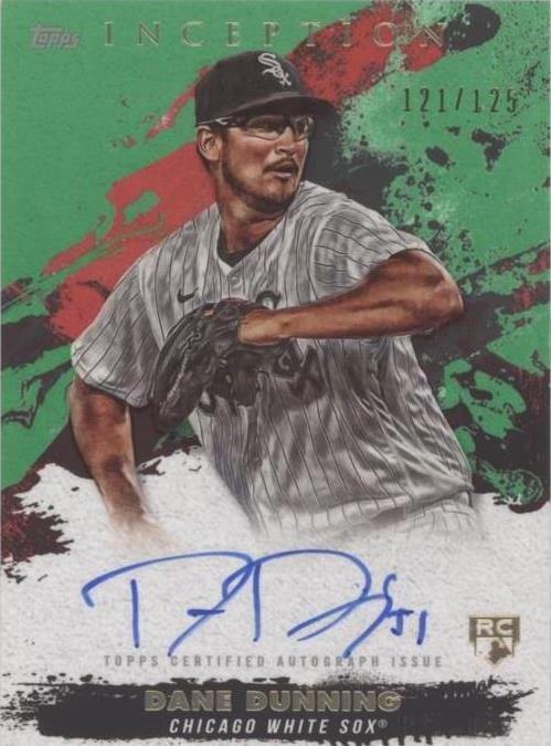 2021 Topps Inception - Rookie and Emerging Star Autographs Dane Dunning ...
