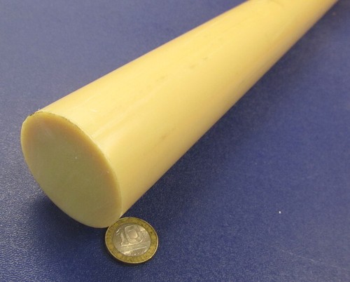 ABS Natural Round Rod, 2.00" Diameter x 24" Long | eBay