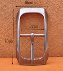 Arch Solid Rectangular Antique Silver Center Bar Pin Belt Buckle Fit ...