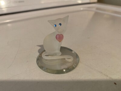 glass baron cat figurine | eBay