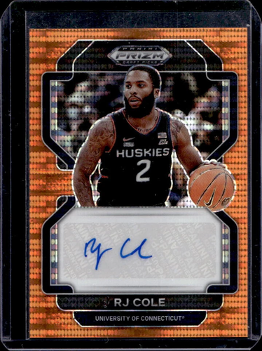 RJ Cole UConn Connecticut Basketball Panini Rookie Autograph /49 Auto ...