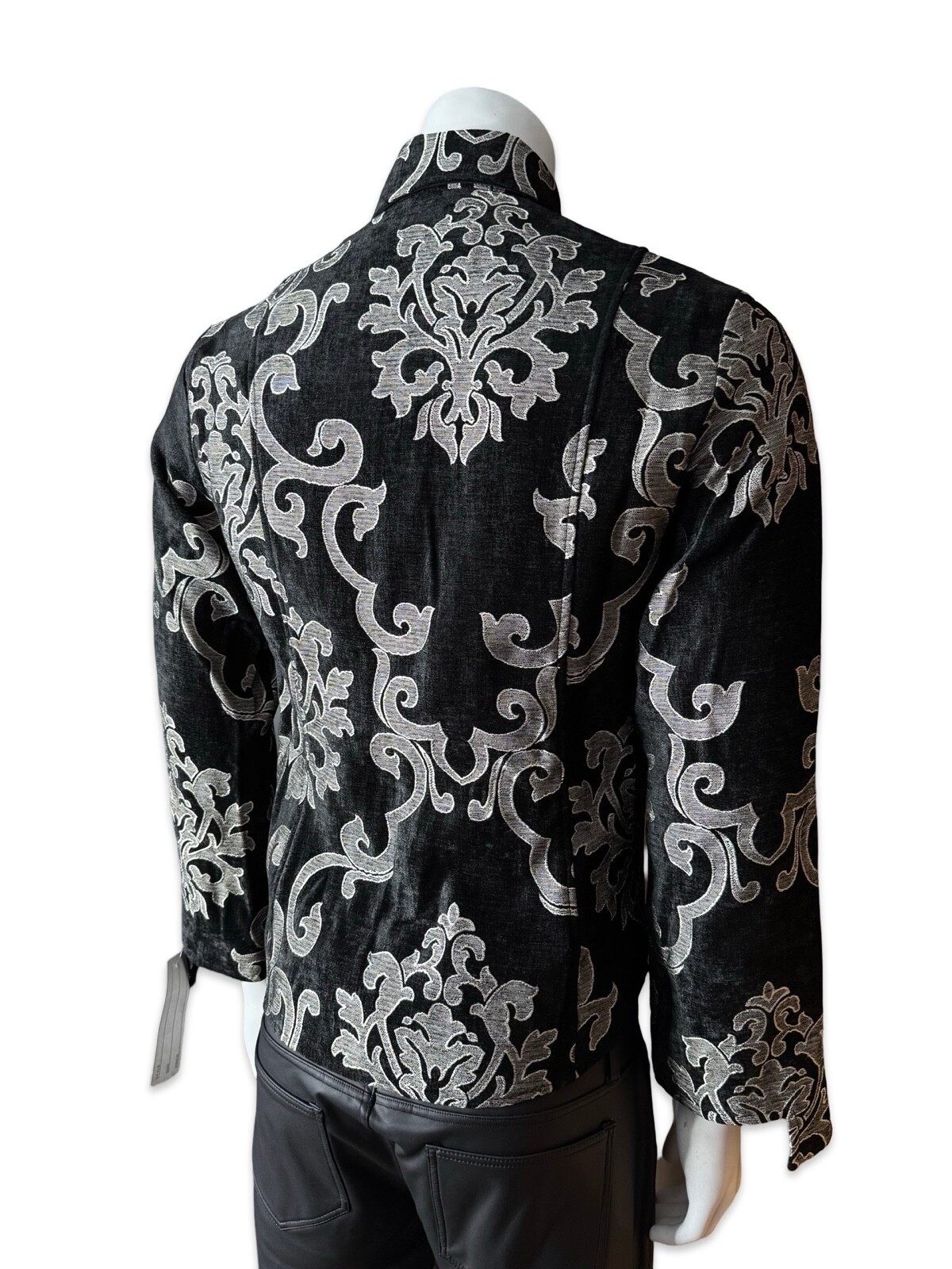 SHRINE GOTHIC VAMPIRE VICTORIAN BROCADE BLAZER STEAMPUNK ROCKER VILLAIN ...