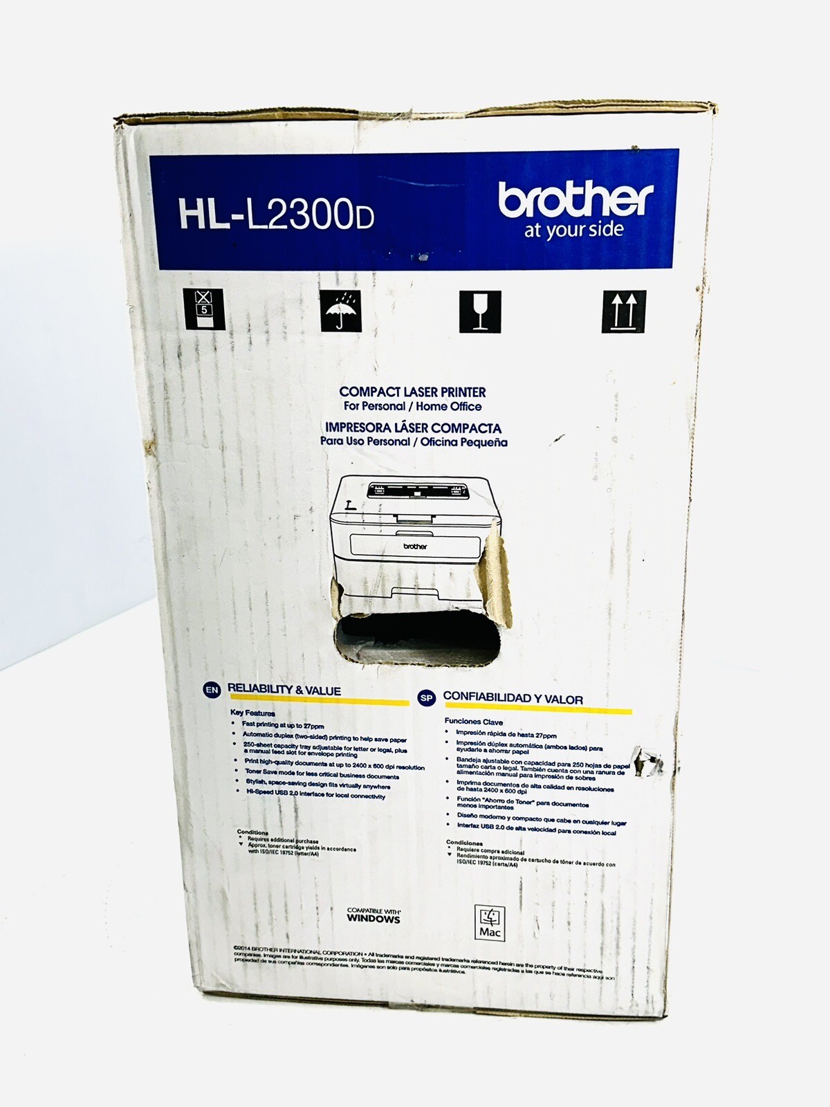 Brother HL-L2300D Monochrome Standard Laser Printer for sale online | eBay