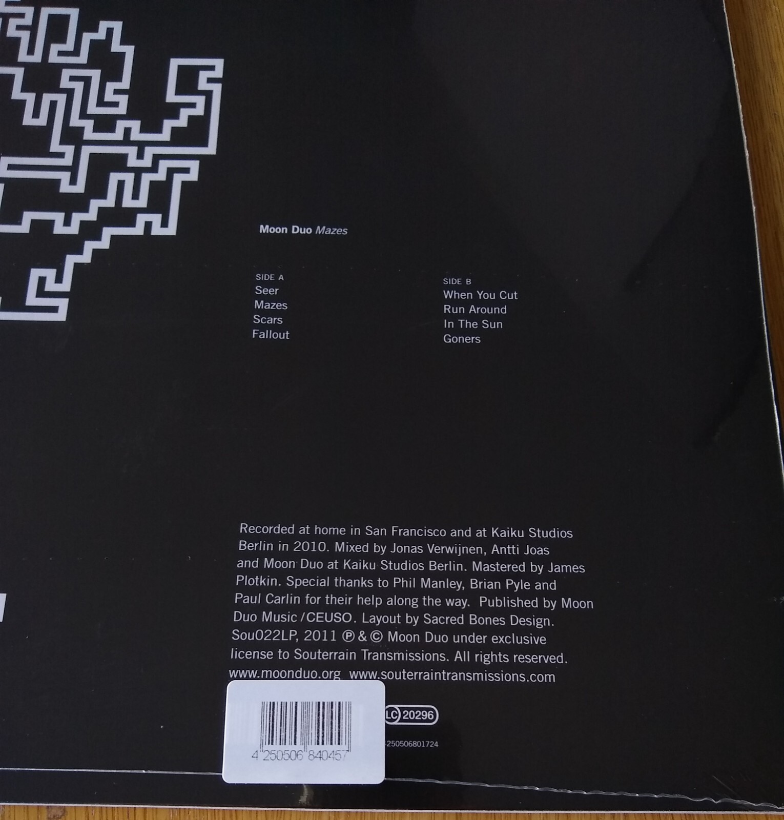 Moon Duo – Mazes - Clear Vinyl LP, Limited Edition, 2021 - NEW SEALED ...