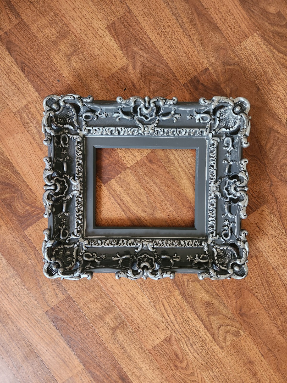 8x10 Gray Picture Frame, Ornate Family Photo Frame, Artwork, Fancy ...