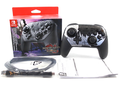 Nintendo Switch Pro Controller - Monster Hunter Rise: Sunbreak Edition ...