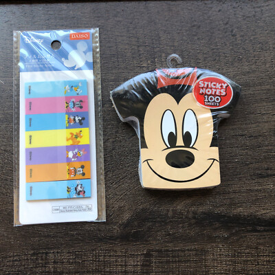 Mickey Mouse Sticky Note Pad 100 sheets T shirt Design & Film Sticky ...