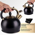 Stove Top Whistling Tea Kettlesurgical Stainless Steel Teakettle Teapot ...