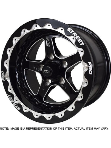 Street Pro ll Convo Pro Wheel Black Bead 15x10 PCD 5x4.75 -25 (002 ...