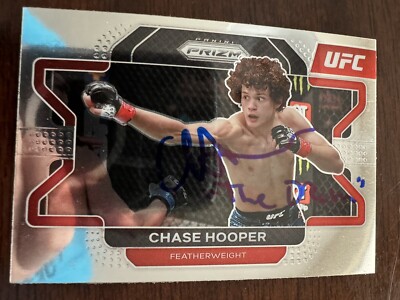 Chase Hooper Auto Signed 2022 Panini Prizm UFC #97 “The Dream” IP | eBay