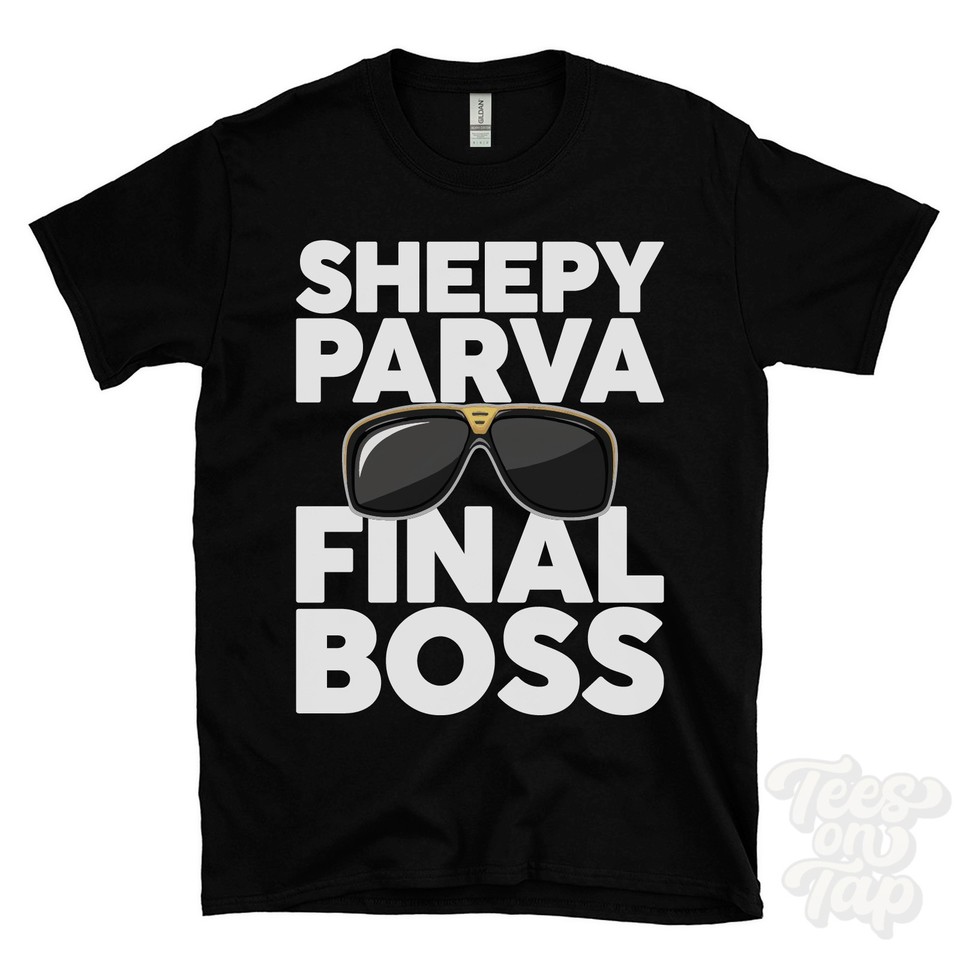 SHEEPY PARVA FINAL BOSS T-SHIRT funny xmas gift leicestershire sheepy ...