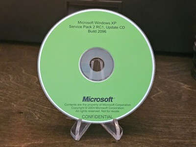 ULTRA RARE: Microsoft Windows XP (Codename Whistler) SP2 RC1 Update ...