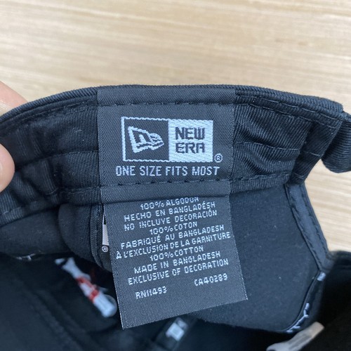 New Era Fortinet Cyber Security Hat Mens Strapback OSFM Black Dad Cap ...