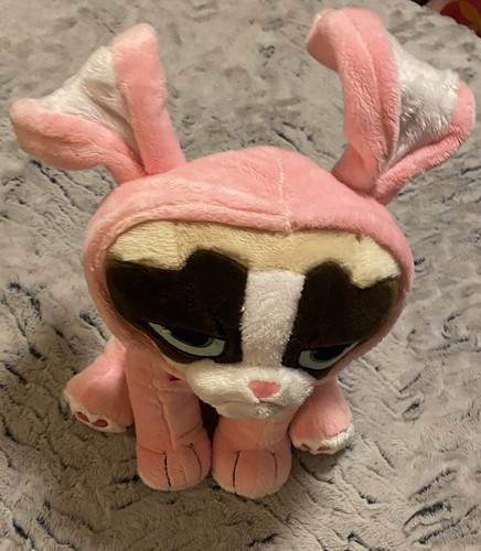 Grumpy Cat In Easter Bunny Costume Large Plush Easter Pink | eBay