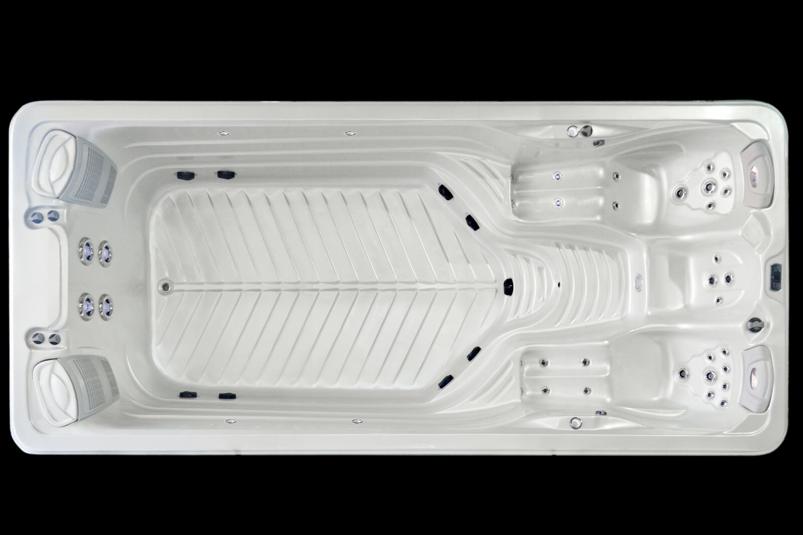 LUSO SPAS THE RELAY SWIM SPA IN STOCK NATIONWIDE DELIVERY LED LIGHTS ...