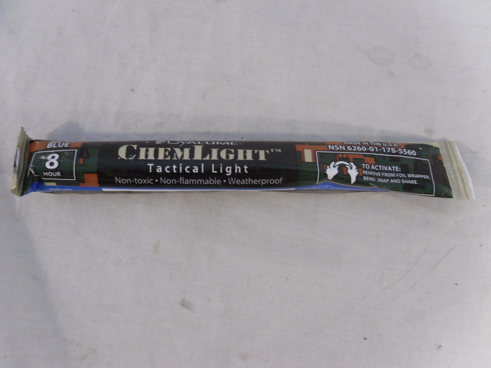 (Qt. 10) 8 hour Blue Chemlight Tactical light bundle 110129 | eBay