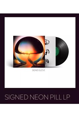 Cage the Elephant Neon Pill BLACK Vinyl LP Autographed Signed Insert | eBay